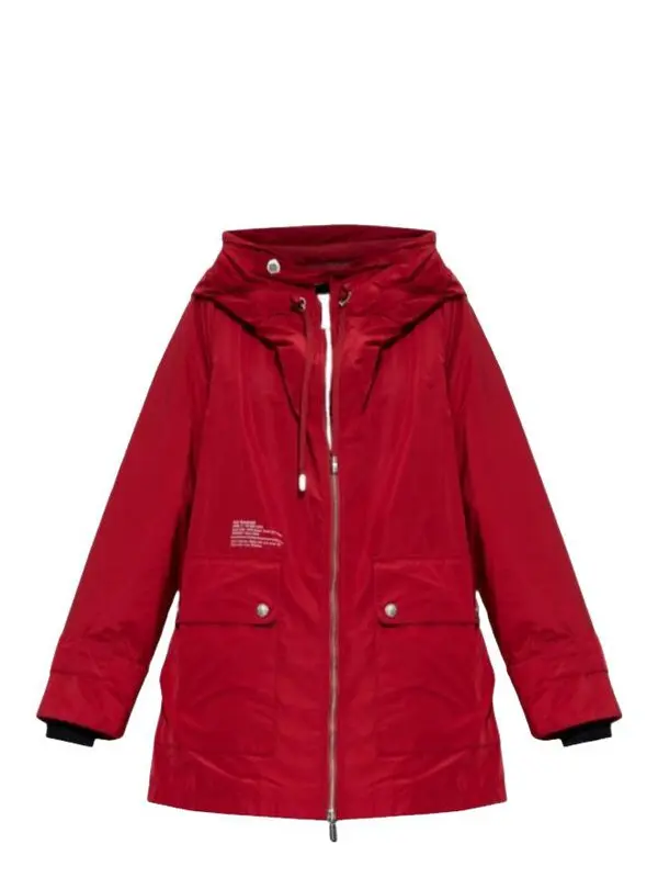 Dsquared2 Hooded Zip-up Coat - Red