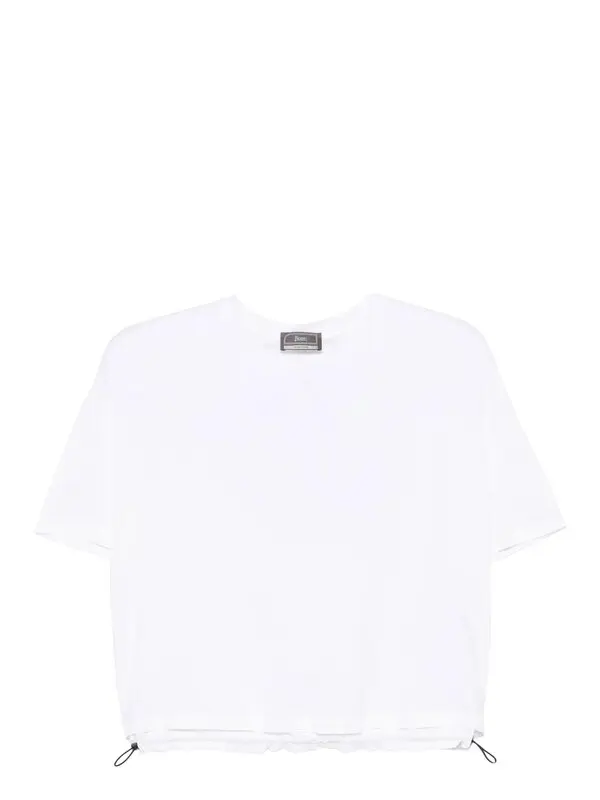 Herno Drawstring Hem T-shirt - White