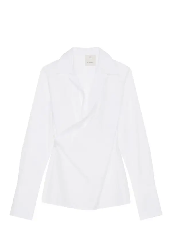 Givenchy Wrap Poplin Shirt - White
