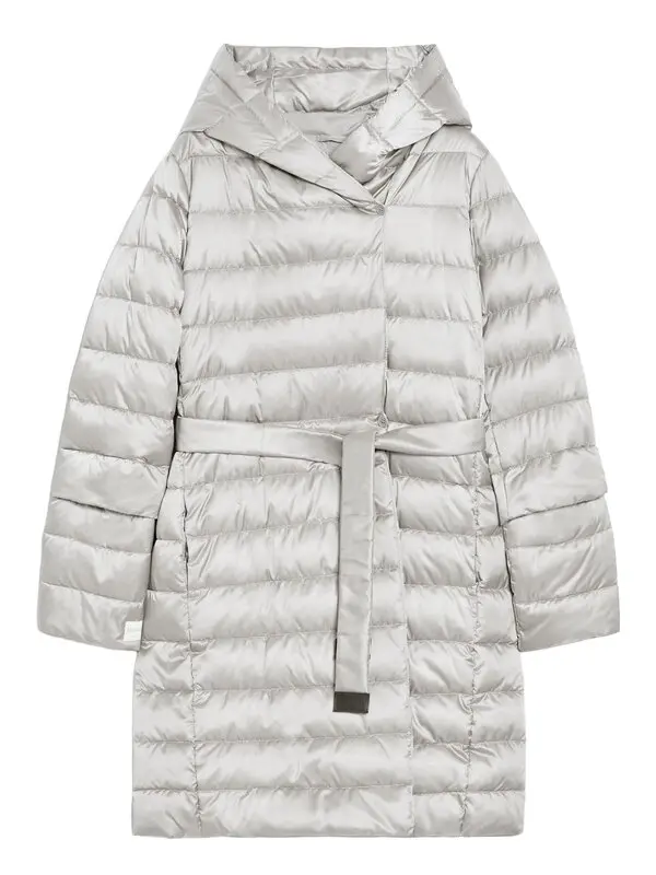 Max Mara Reversible Water-repellent Satin Down Jacket - White