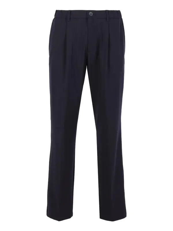 Herno Pleated Trousers - Blue