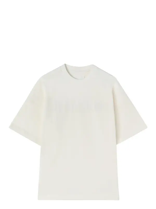 JIL SANDER Logo Print Crewneck T-shirt - Ivory