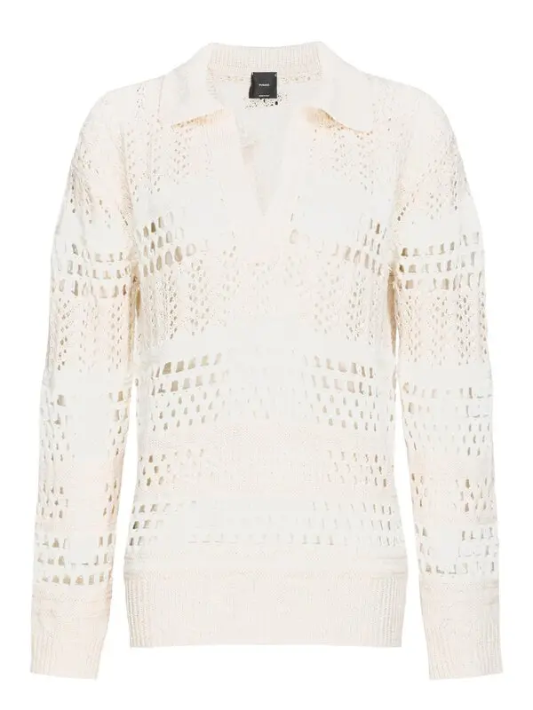 Pinko Openwork Collared Jumper - Gorzano