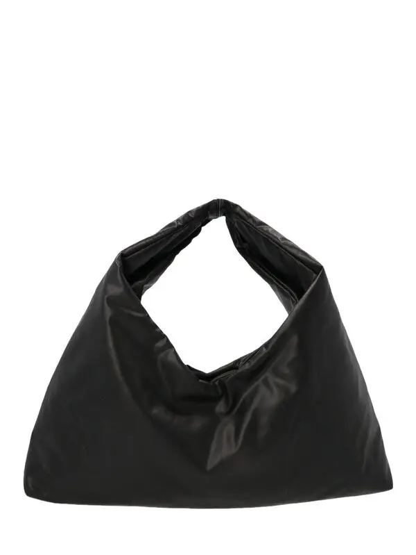 KASSL EDITIONS Anchor Drawstring Shoulder Bag - Black