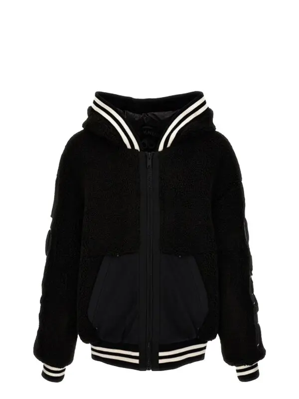 Moose Knuckles Long Sleeve Hooded Jacket With Logo Embroidery - No