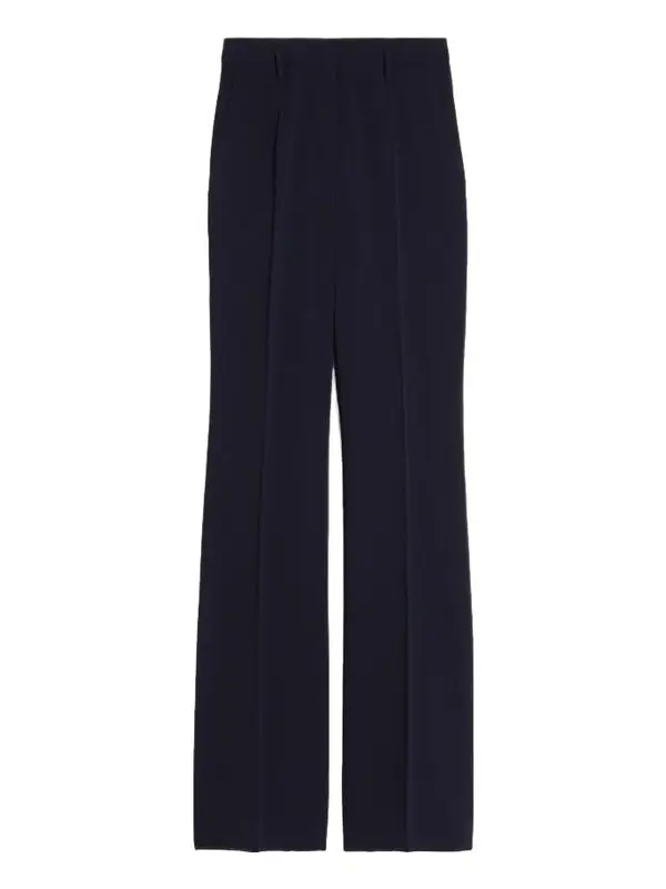 Max Mara Alabama Flared Trousers - Navy Blue