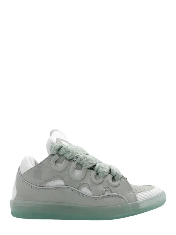 LANVIN Curb Lace-up Sneakers - Gray