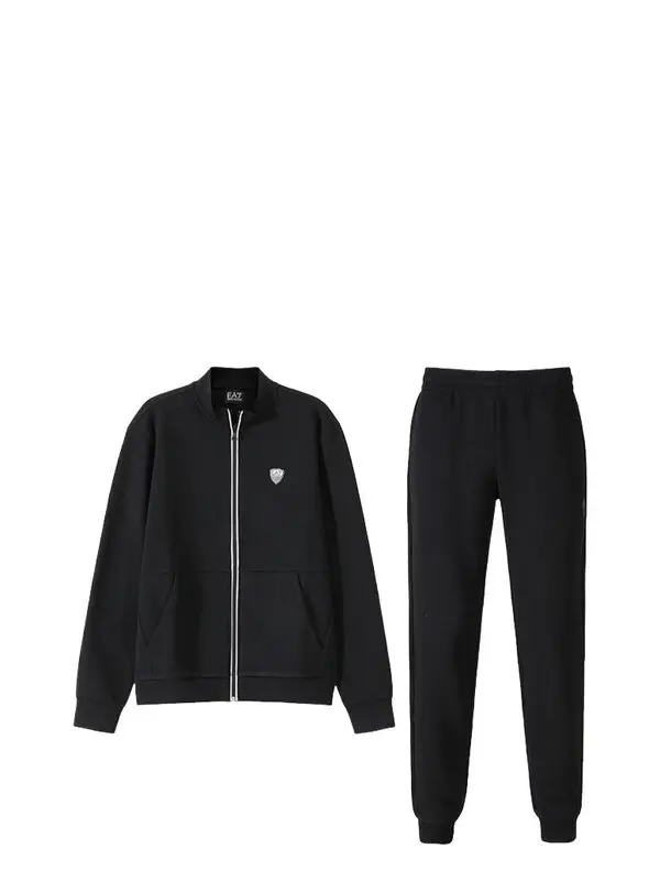EA7 Two-piece Zip-up Suit - Black