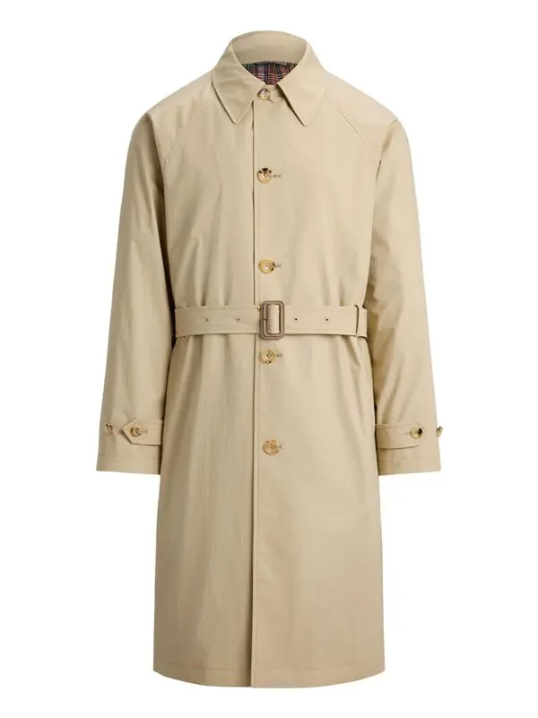 Ralph Lauren Long-sleeved Trench Coat - Nude