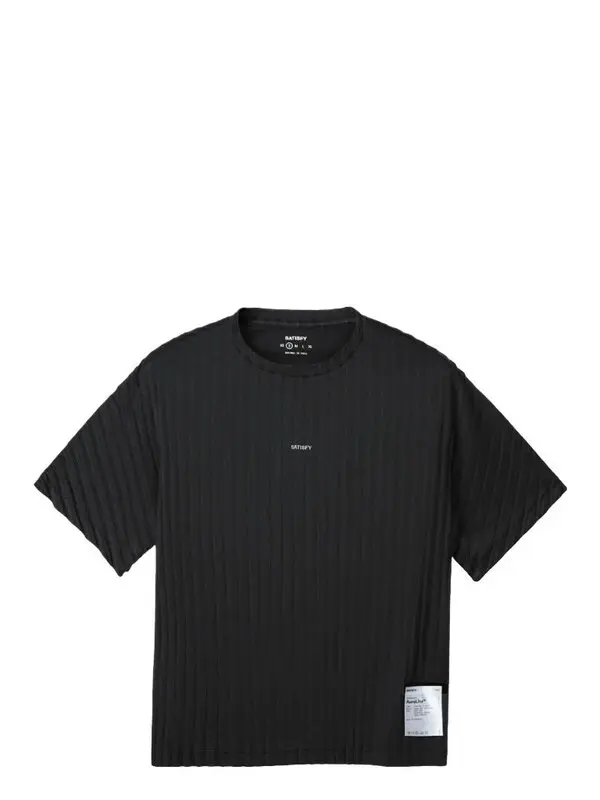 Satisfy Auralite Pleated T-shirt - Black