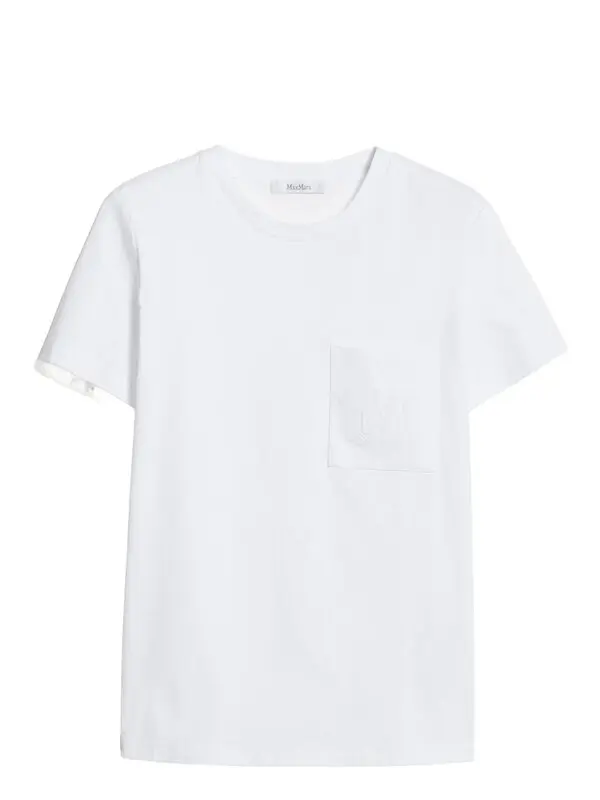 Max Mara Papaia Patch Pocket T-shirt - Optical White