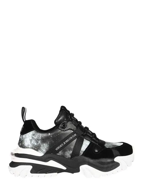 Versace Chunky Low-top Sneakers - Black