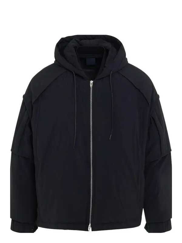 JUUN.J Hooded Casual Jacket - Black