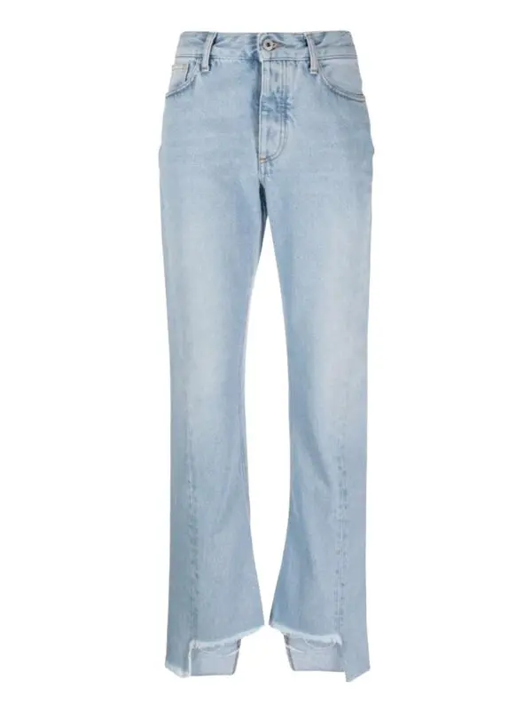 Off-White Belt Ring Jeans - Blue