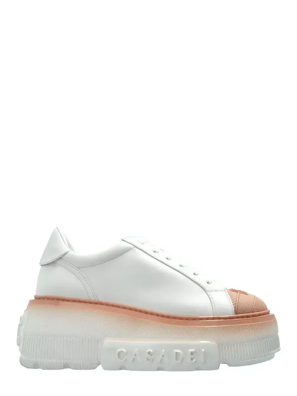 Casadei Nexus Cap Toe Sneakers - White