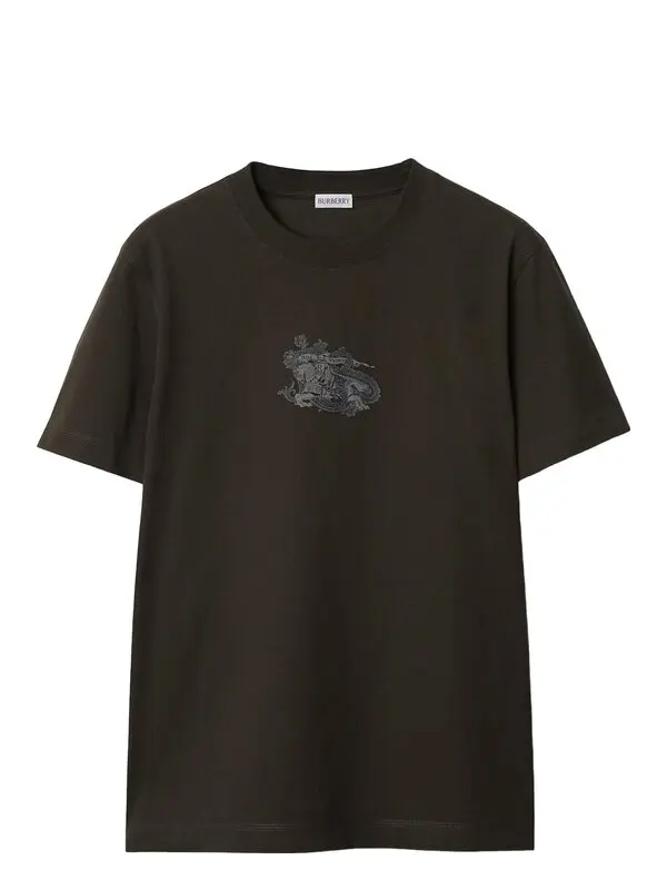 Burberry Graphic Printed Slim Fit T-shirt - Shadow