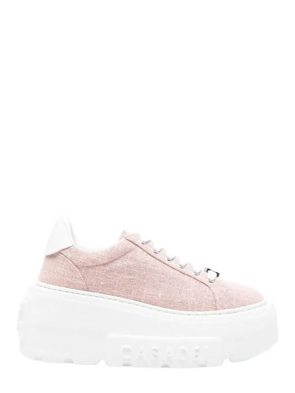 Casadei Nexus Solar Eclipse" Platform Lace-up Sneakers - Pink