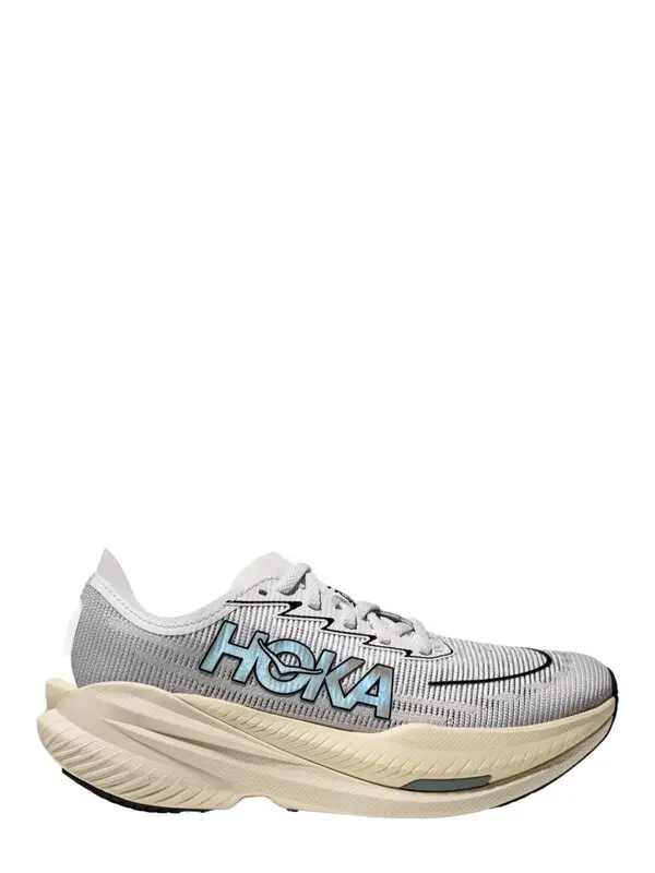 Hoka One One Mach X 2 Lace-up Sneakers - White/cosmic Gray