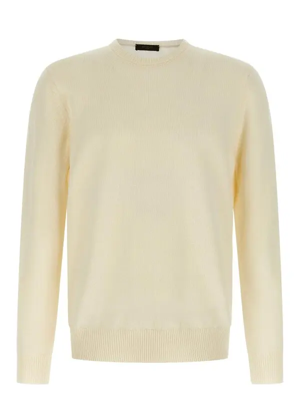 ZANONE Crewneck Knitted Jumper - Nude
