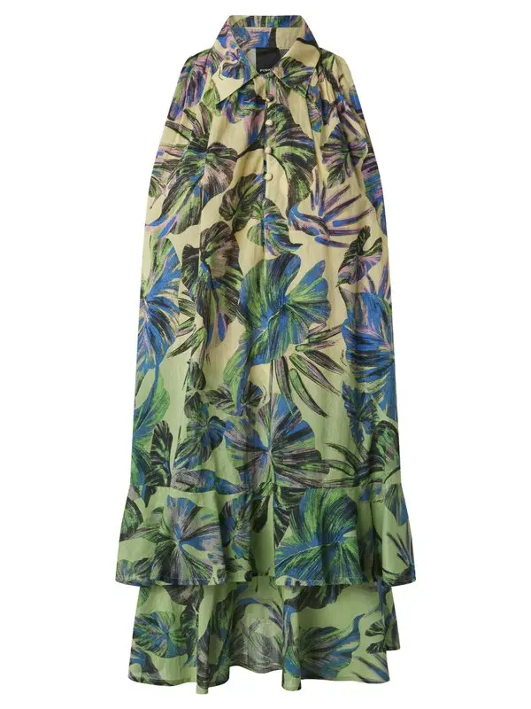 Pinko Floral Print Maxi Dress - No