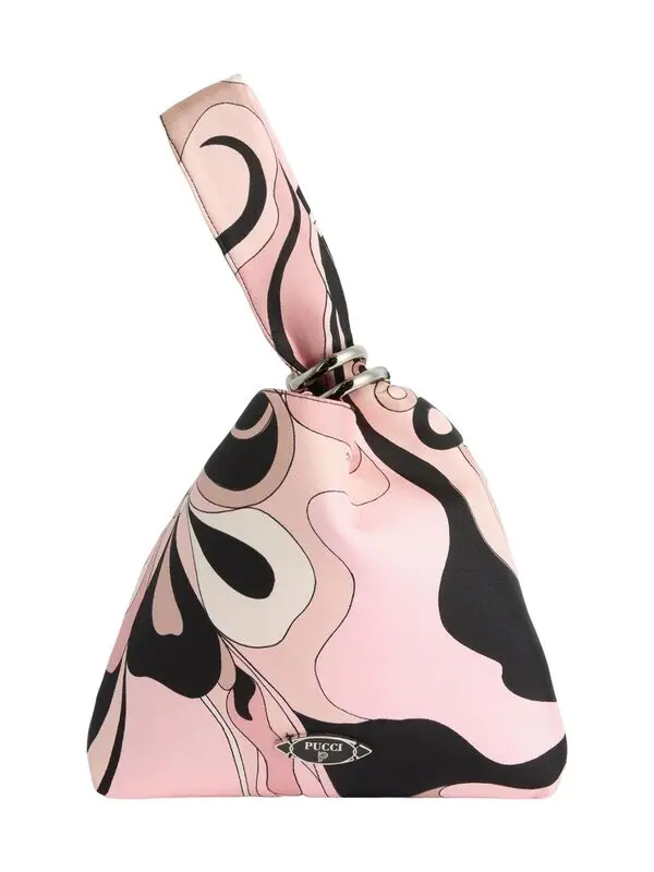 Emilio Pucci Orchidee Printed Small Tote Bag - Nude