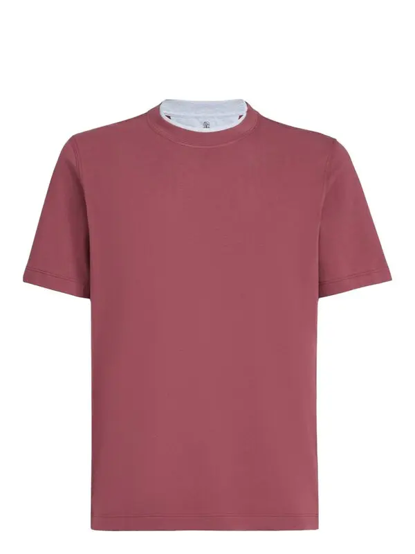 Brunello Cucinelli Layered Crewneck T-shirt - Cmj53
