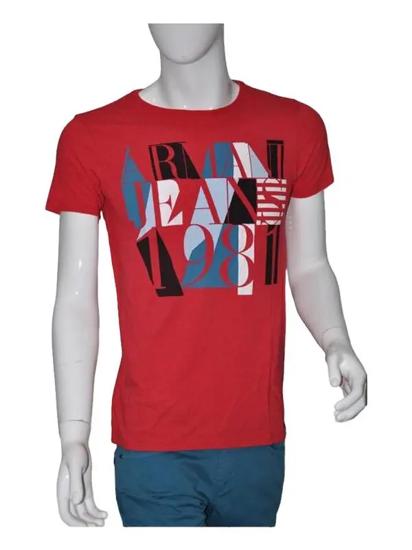 Emporio Armani Logo Details T-shirt - Red