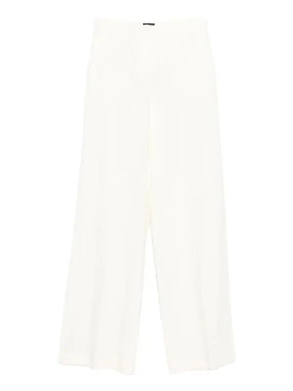 Pinko Stretch Pleated Trousers - White