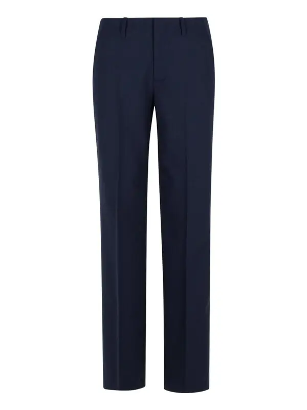 Closed Sasia Pleated Straight-leg Pants - Navy