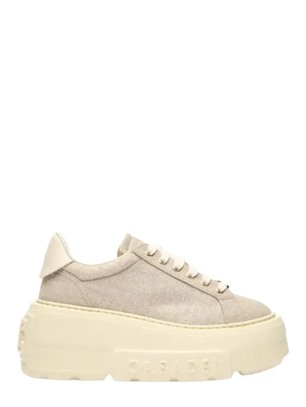 Casadei Nexus Solar Eclipse Lace-up Sneakers - Nude