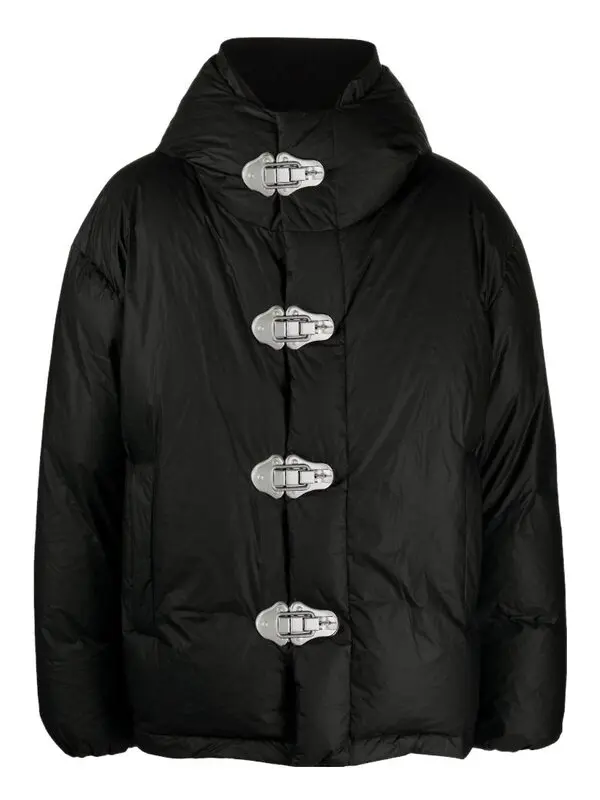 CRAIG GREEN Padded Down Jacket With Lock Fastening - Black