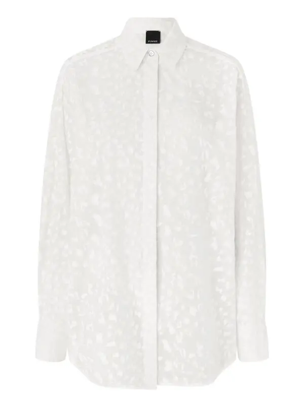 Pinko Abstract Print Shirt - White