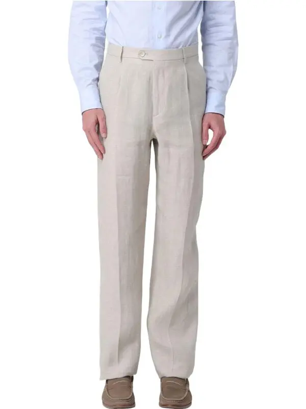 Etro Tapered Pleated Pants - Gray