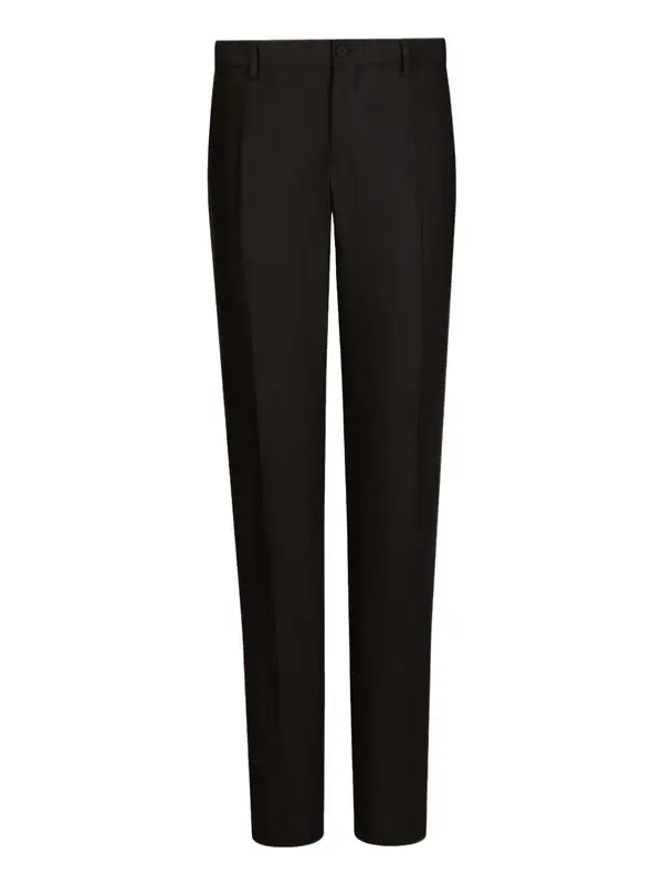 Dolce & Gabbana Belt Loop Casual Pants - Black