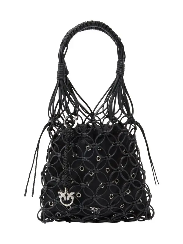 Pinko Evening Net Mini Handbag - Black