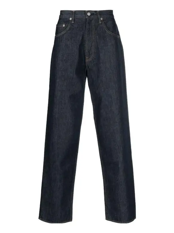 Auralee Hard Twist Wide-leg Jeans - Blue