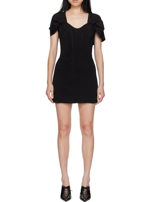 MISBHV Strapless Corset Mini Dress - Black