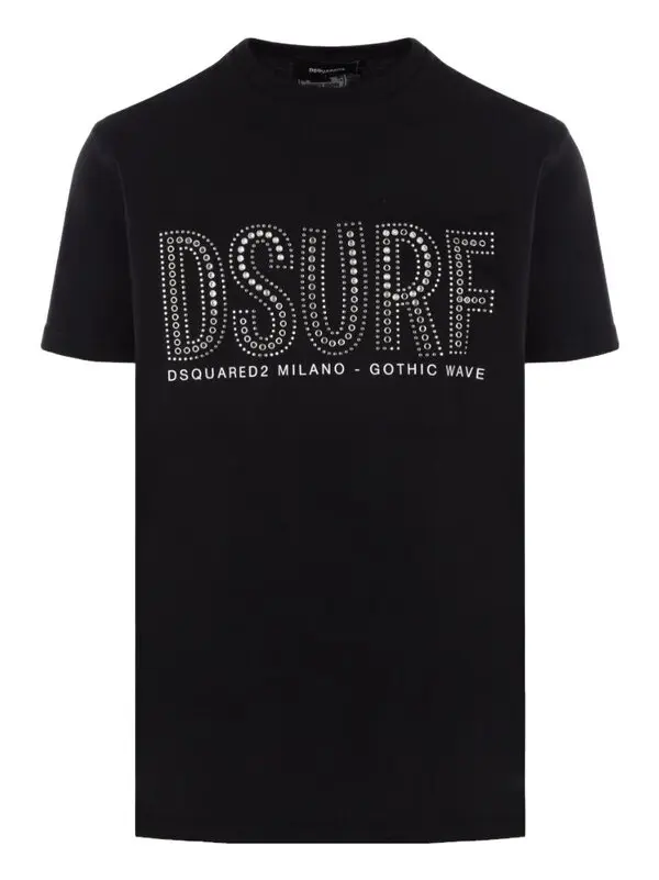Dsquared2 Logo Embellished Crewneck T-shirt - No