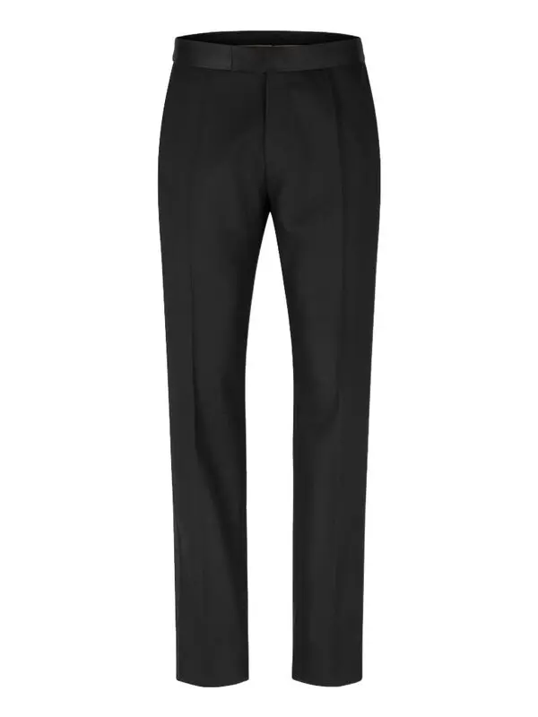 Hugo Boss Slim-fit Tailored Trousers - Black