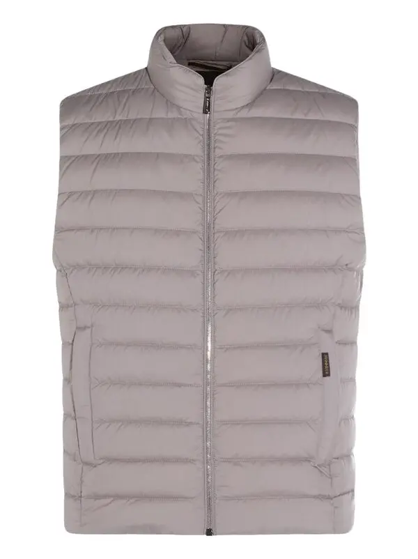 MOORER Down Vest - Gray