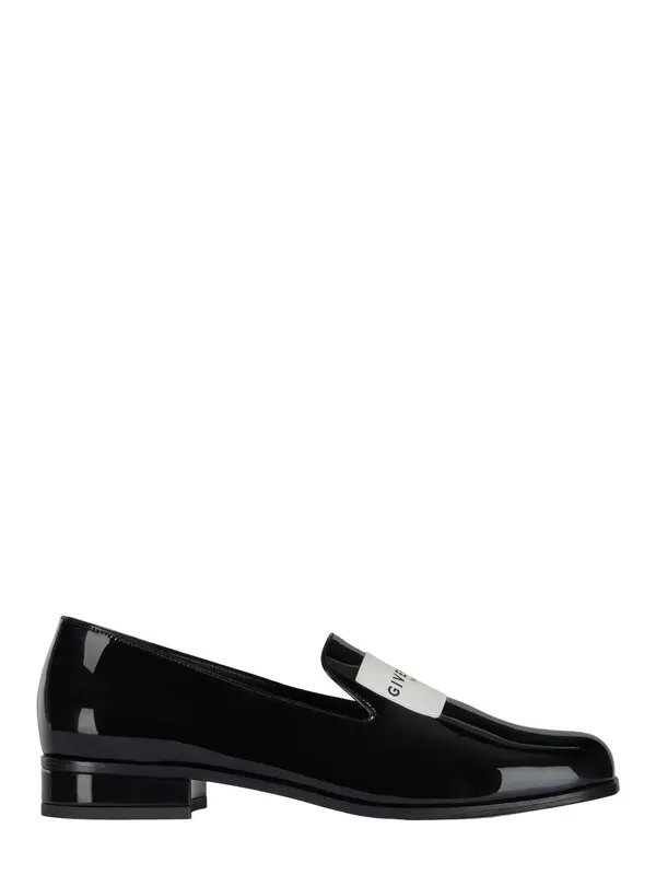 Givenchy Logo Patch Tux Loafers - Black