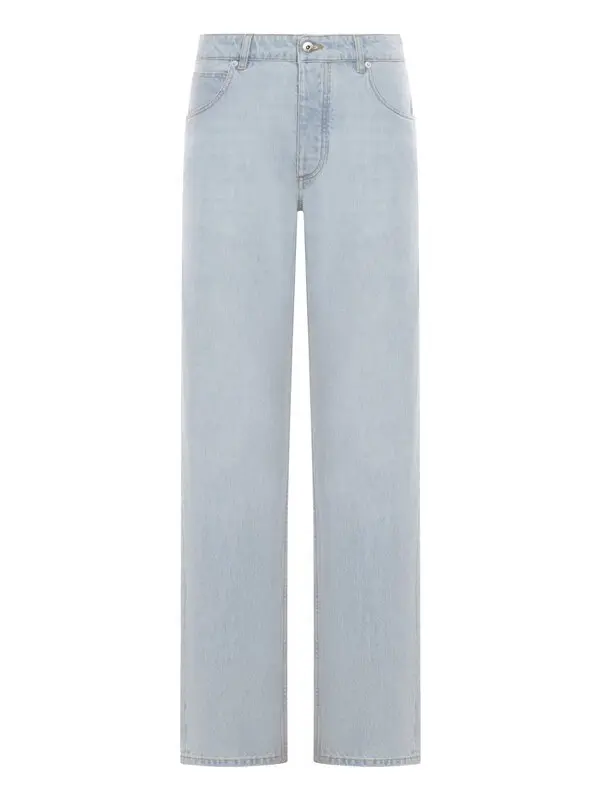 Bottega Veneta Straight Leg Boyfriend Jeans - Gray