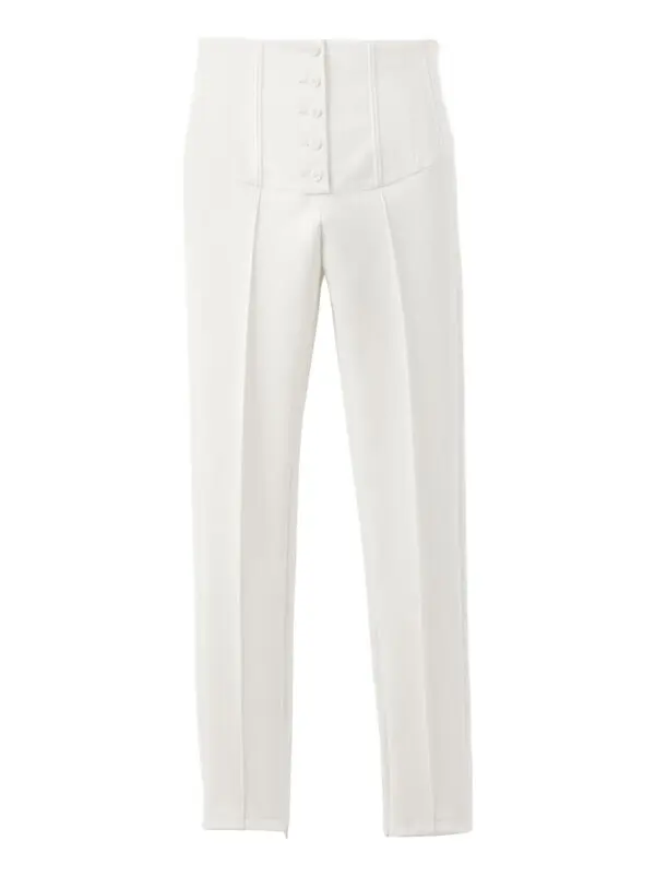 Jacquemus Arlésien Fitted Leg Pants - Off White