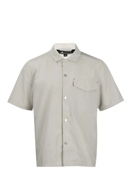 Moose Knuckles Charlesbourg Short-sleeve Shirt - Gray