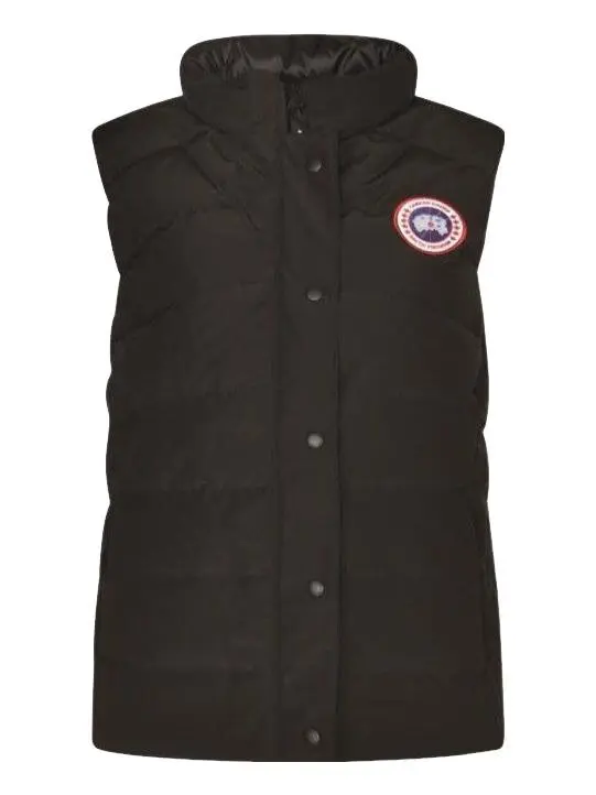 Canada Goose Padded Zip-up Vest - Black