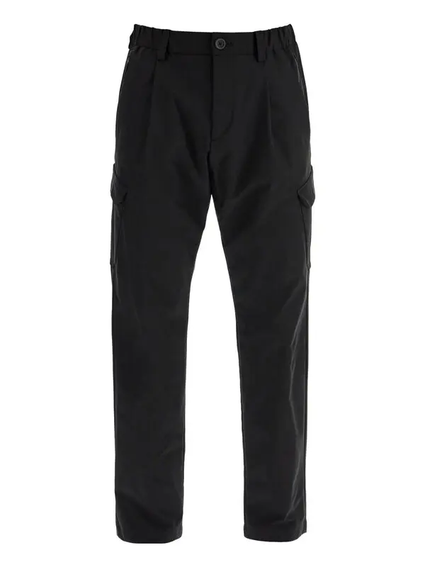 Herno High-waist Tapered Trousers - Black