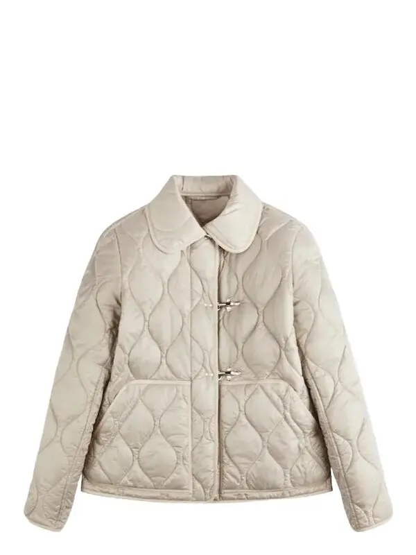 FAY 3-ganci Quilted Technical Fabric Jacket - Light Brown