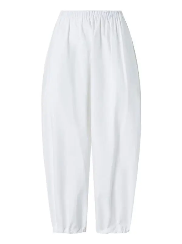 Pinko Lightweight Drawstring Balloon Pants - White