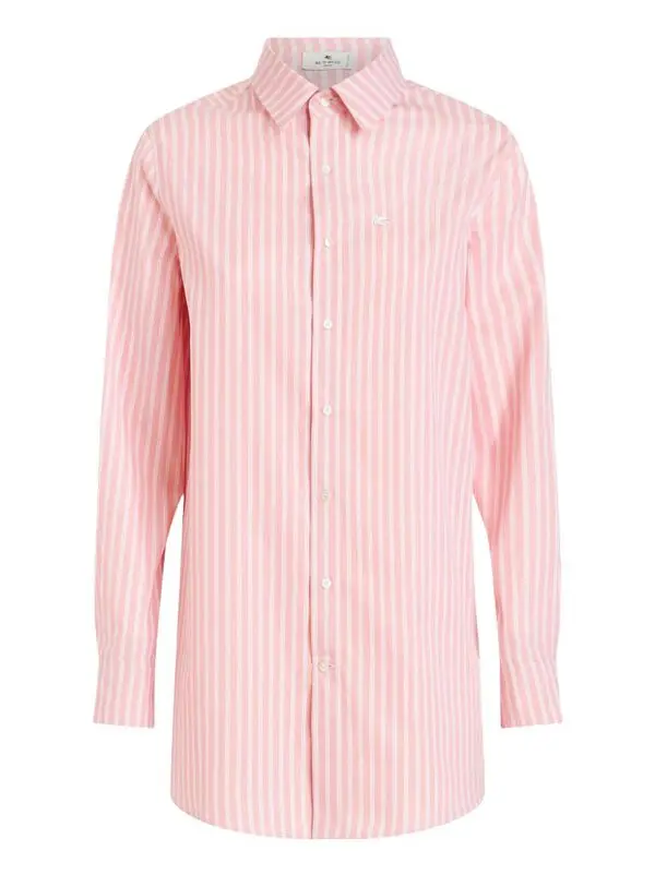 Etro Buttoned Long-sleeved Shirt - Pink