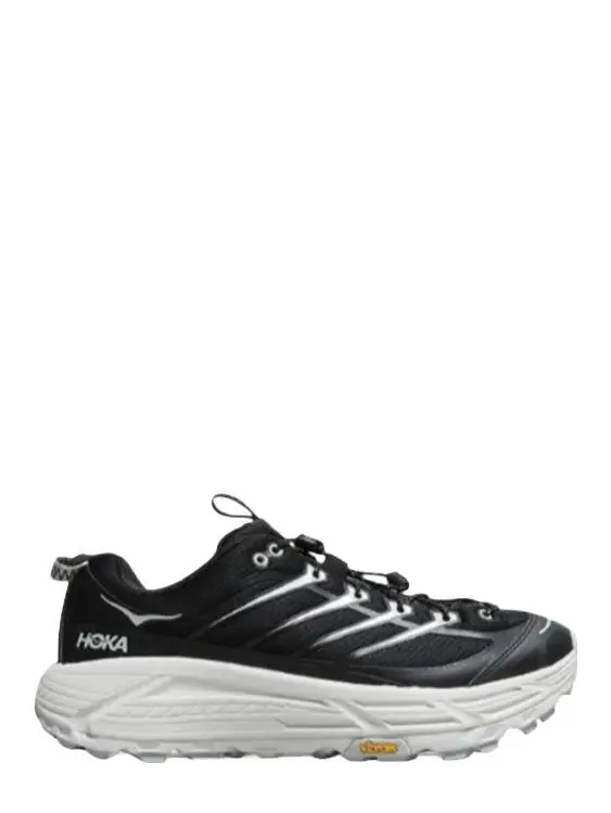 Hoka One One Mafate Three2 Chunky Lace-up Sneakers - Black